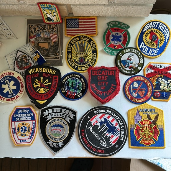 Other | Assorted Embroidered Patches Collection | Poshmark